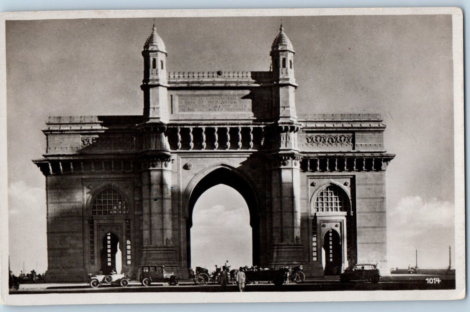 Bombay (Mumbai) India Postcard Pagoda Gateway of India c1930's RPPC ...