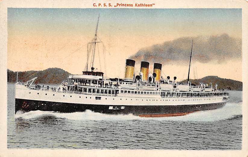 SS Princess Kathleen Canadian Pacific Line Ship Unused | Topics - Royal ...