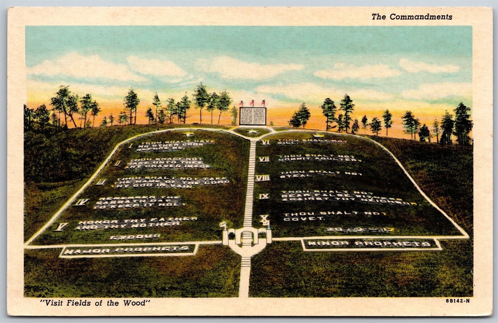 Vtg Murphy North Carolina NC Commandments Fields Of The Wood 1940s ...