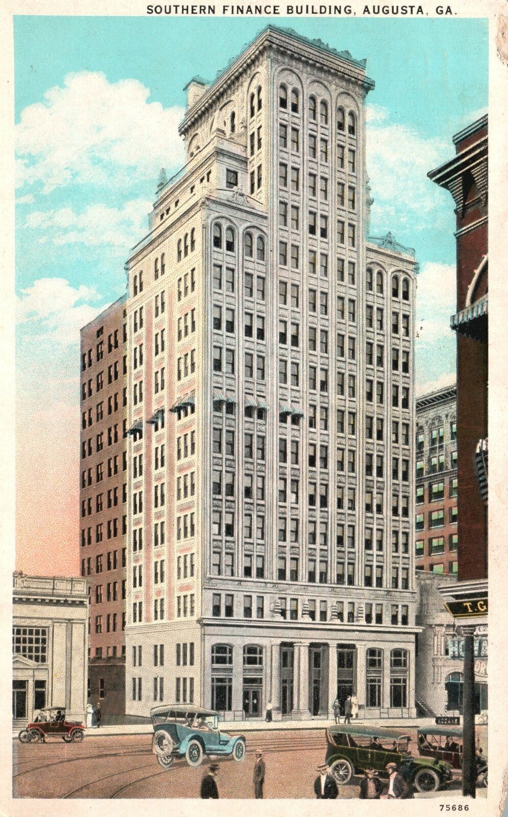 Vintage Postcard 1930'S Southern Finance Building Formerly Lamar ...