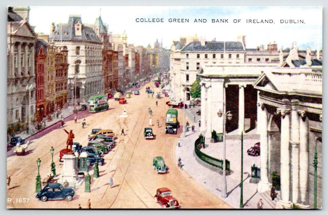 1920'S Dublin Ireland SET/6 Valentine's Postcards Trinity College Bank ...