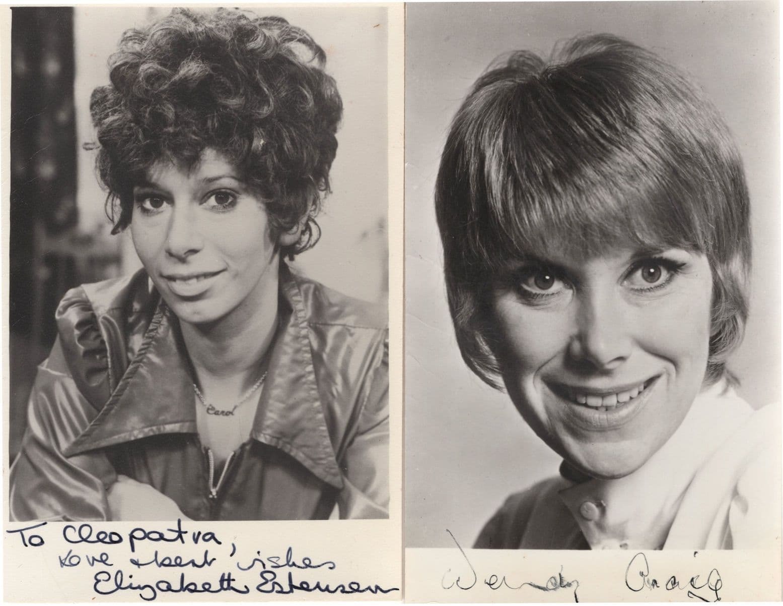 Elizabeth Estensen Wendy Craig 1970s Actress 2x Signed Photo s | Topics ...