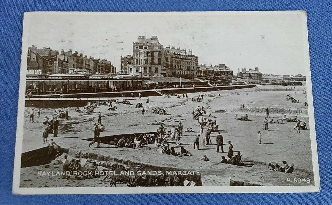 Vintage Postcard Nayland Rock Hotel And Sands Margate Kent C1A | Europe ...