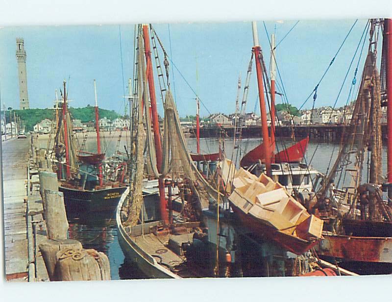 Pre-1980 BOAT DOCK Cape Cod - Provincetown Massachusetts MA hp5133 ...