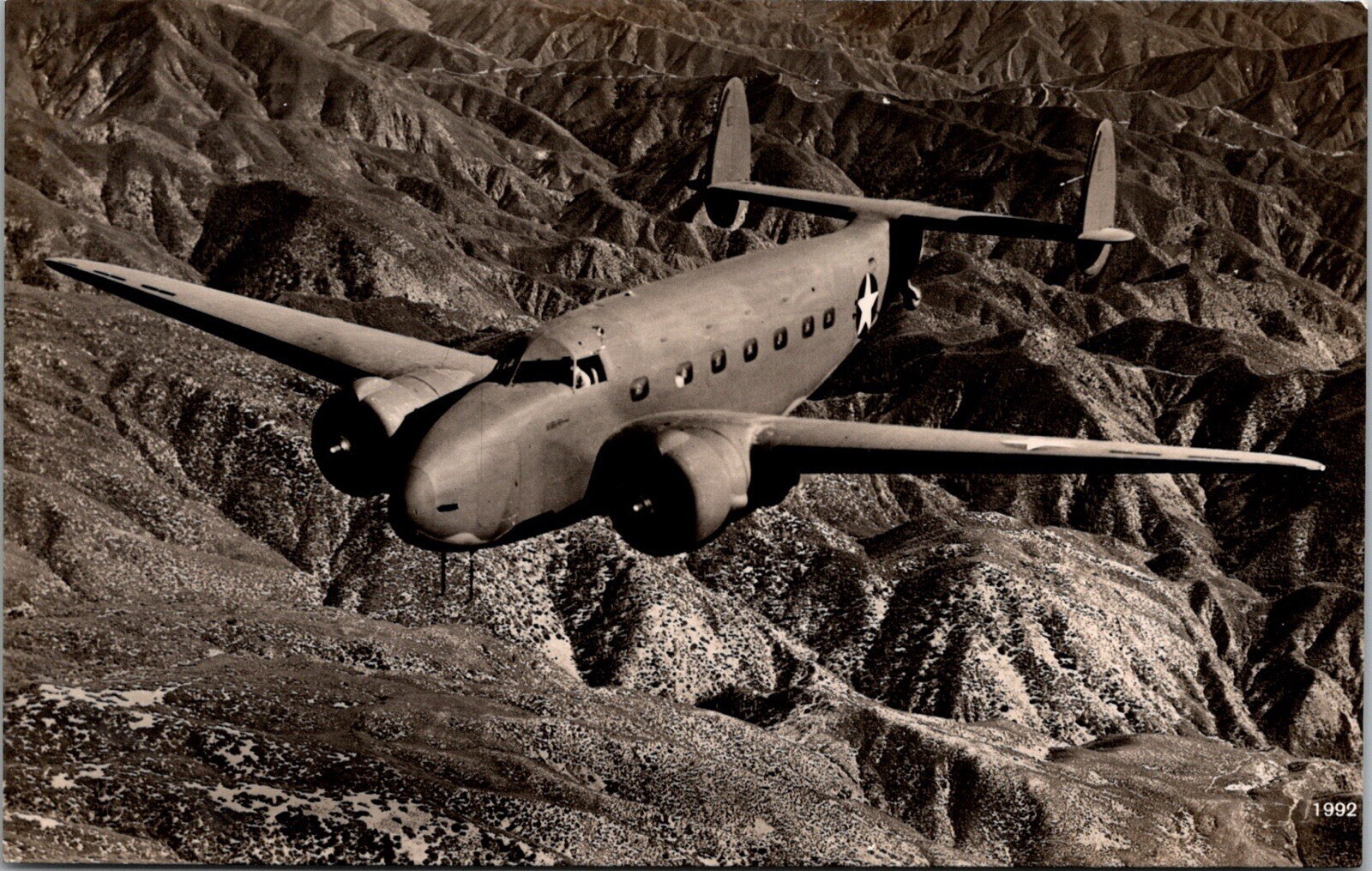 Lockheed Model 18 Lodestar Aircraft Vintage Photograph JF8 | Other ...