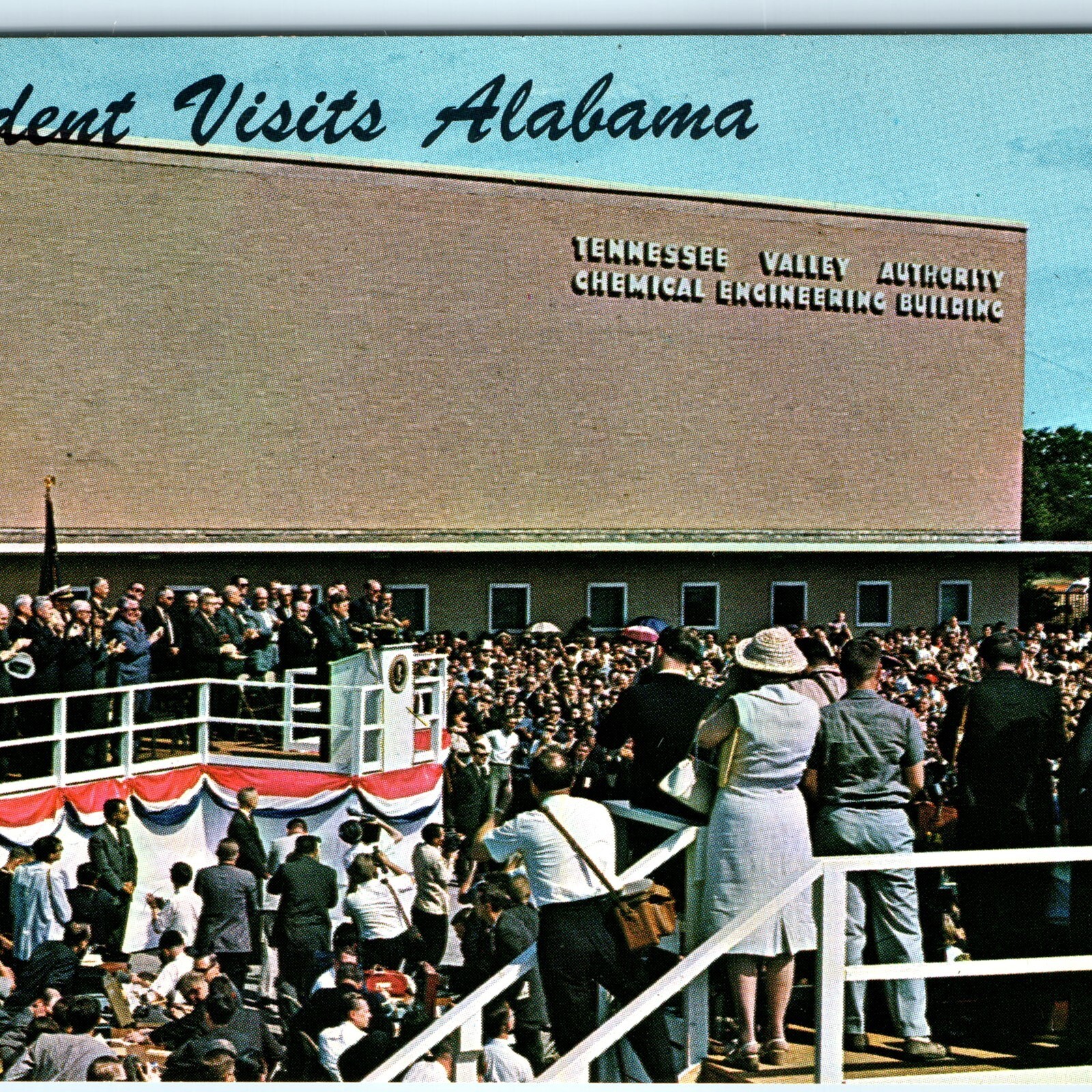 c1960s Muscle Shoals, AL President John F Kennedy Campaign Rally Chrome ...