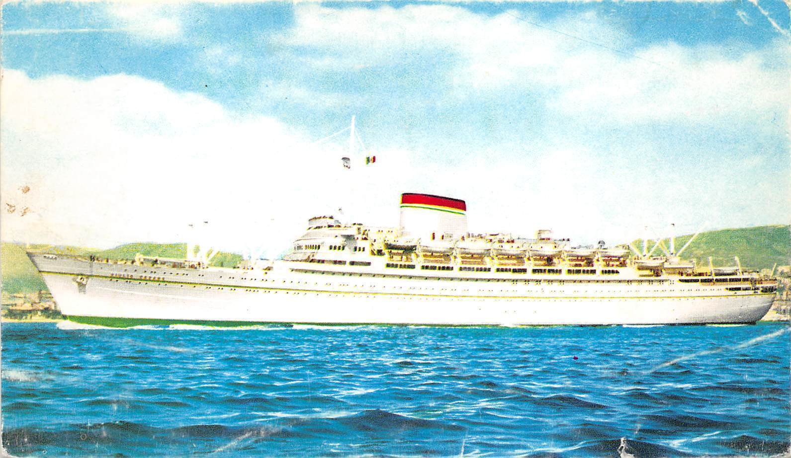 BF37185 augustus italy linea expresso meditera brasil palata Boat Ship ...