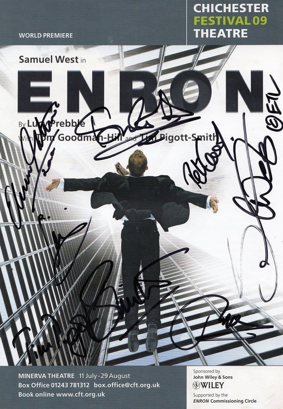 Enron Samuel West Trevor White Tim Piggott Smith Paul Caulfield 6x ...
