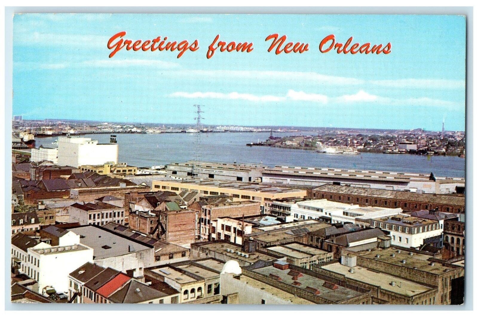 1971 Greetings From New Orleans Louisiana LA Posted French Quarter View ...