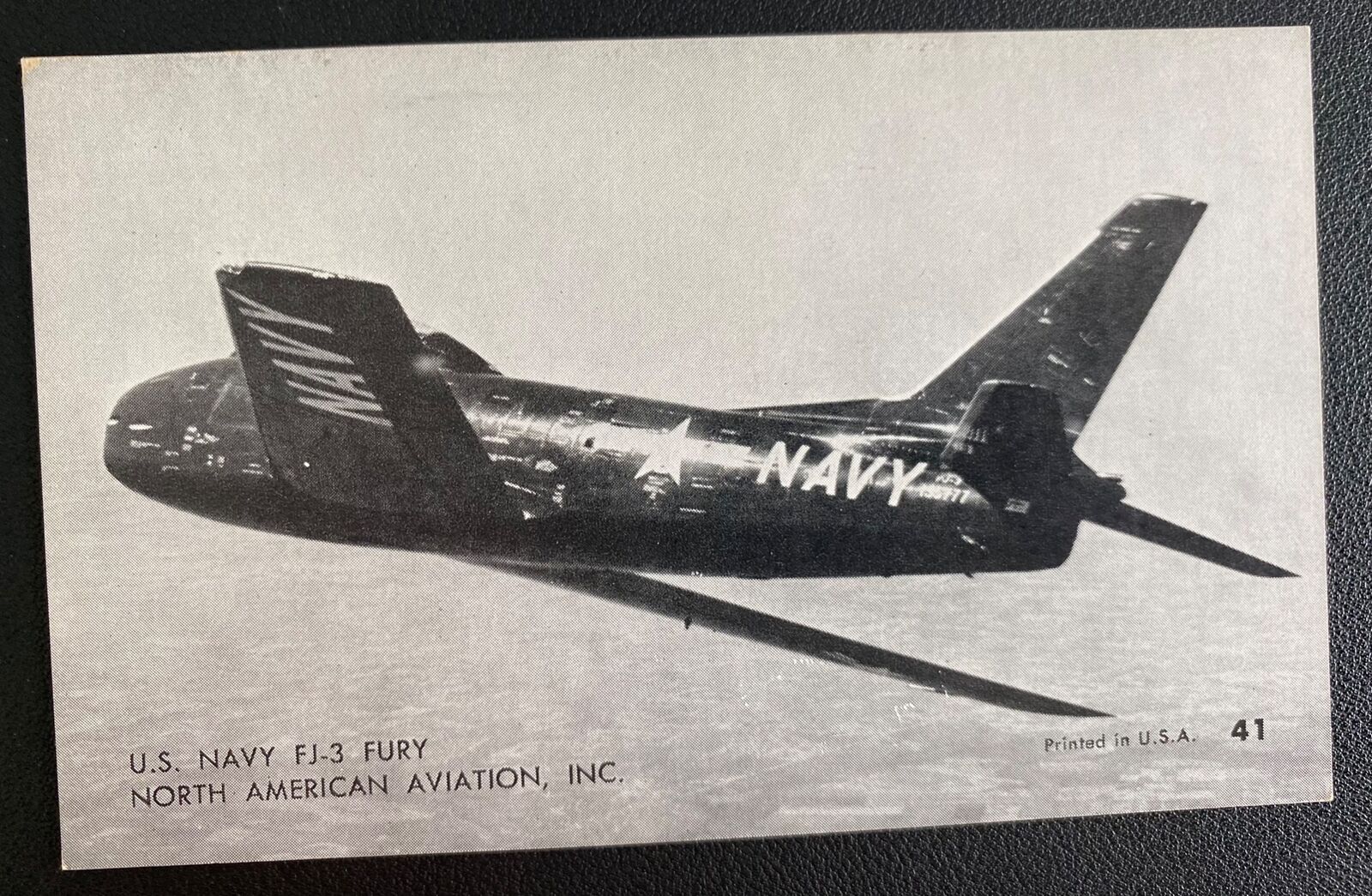 Mint USA Real Picture Postcard US Navy FK-3 North American Aviation ...