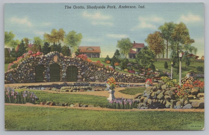 Anderson Indiana~The Grotto Shadyside Park~Vintage Postcard | Asia ...
