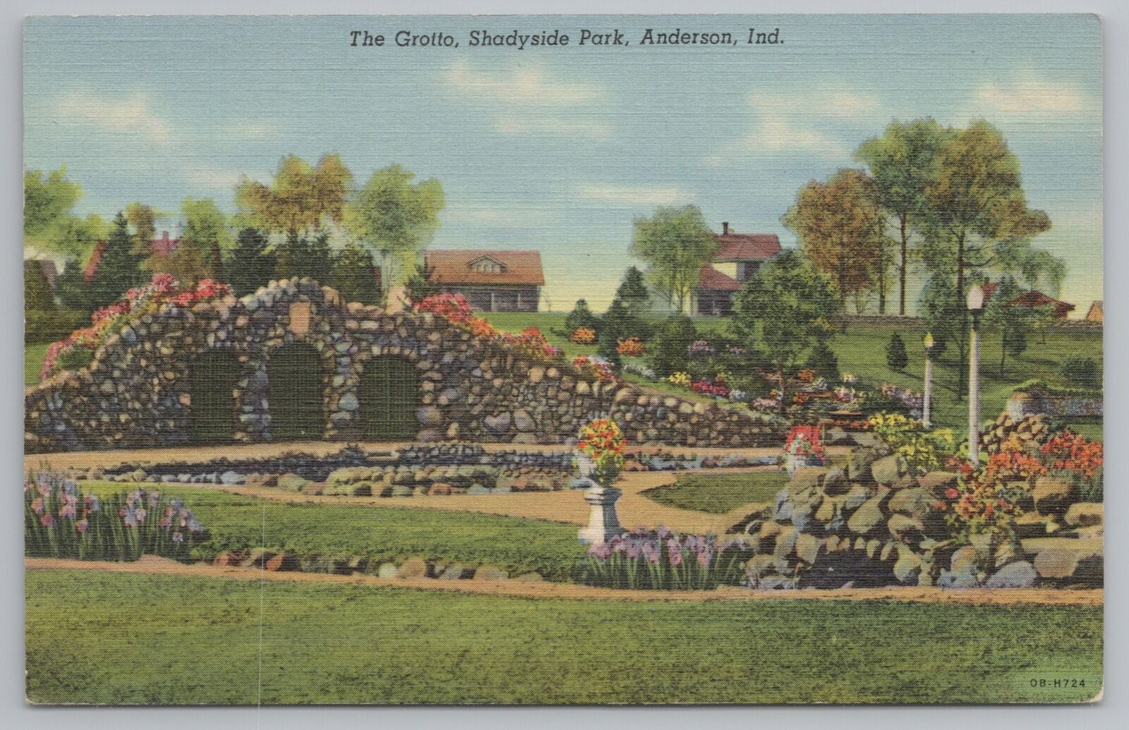 Anderson Indiana~The Grotto Shadyside Park~Vintage Postcard | Asia ...