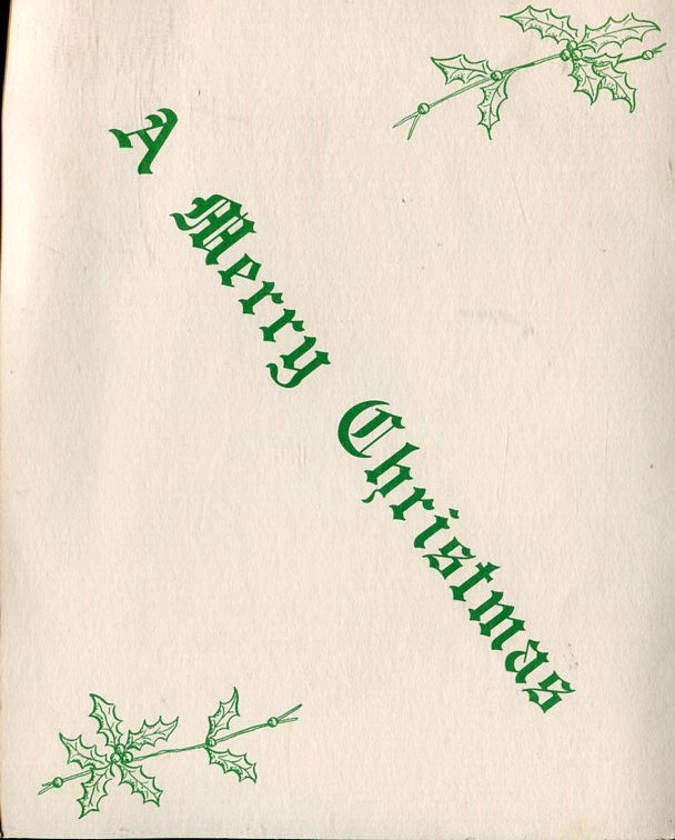 1957 US Army Hospital Christmas Dinner Menu Fort Chaffee Arkansas ...