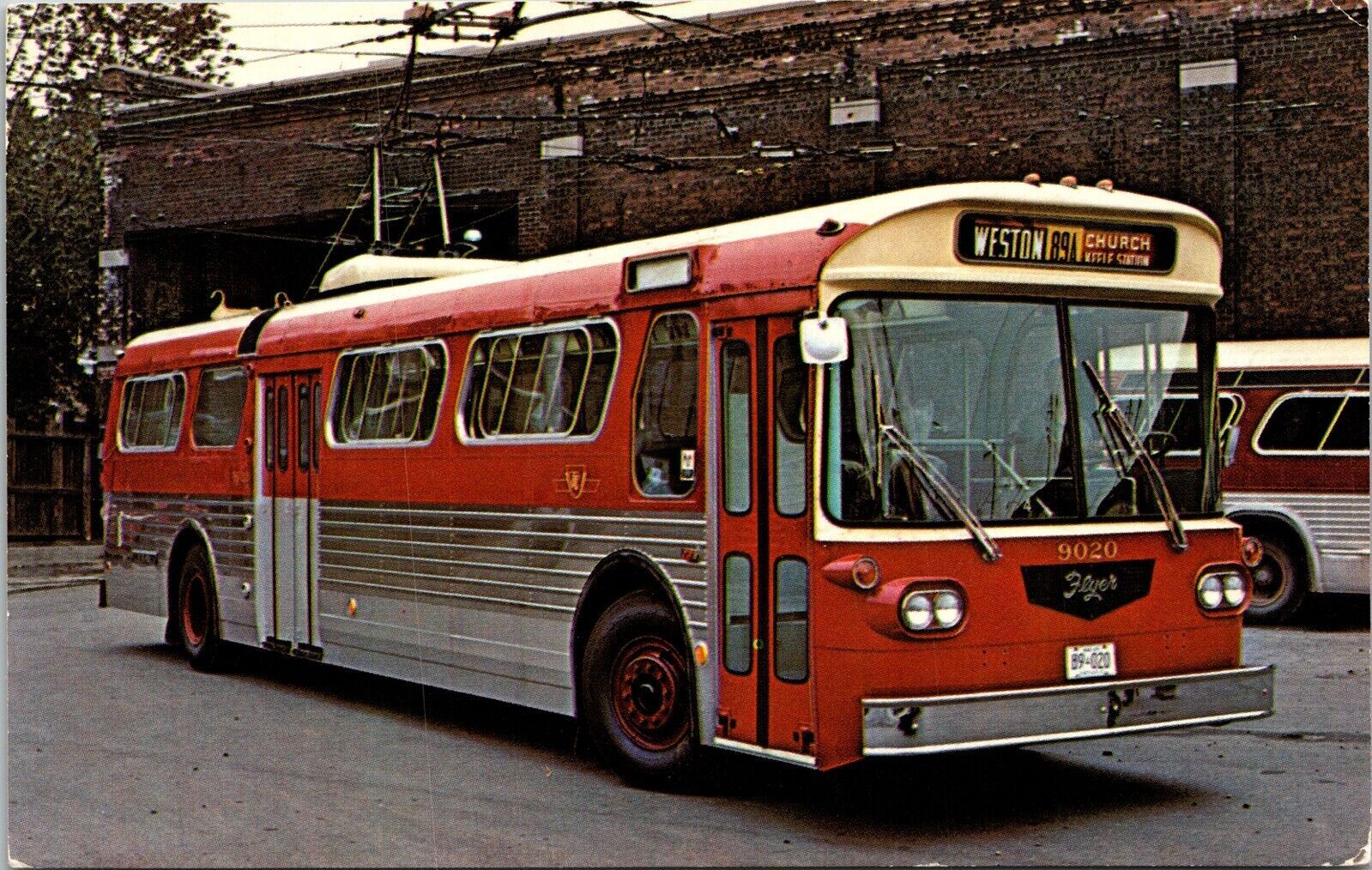 Prototype Western Flyer Trolley Bus Toronto Transit Commission Postcard ...