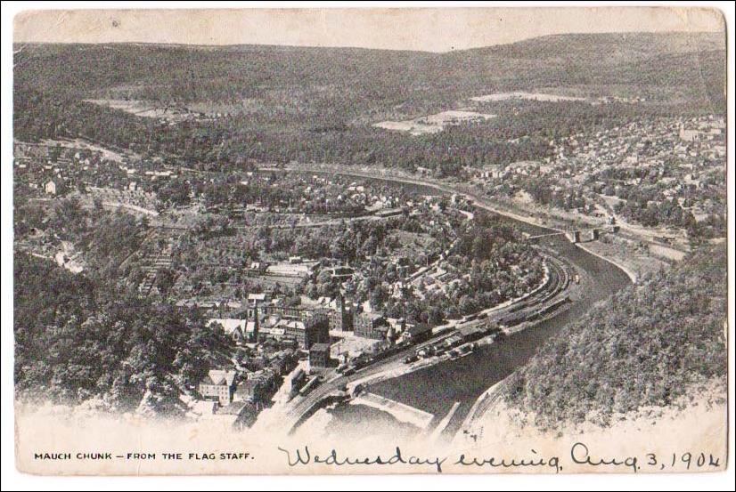 PA - Mauch Chunk (Jim Thorpe), Aerial View | United States ...