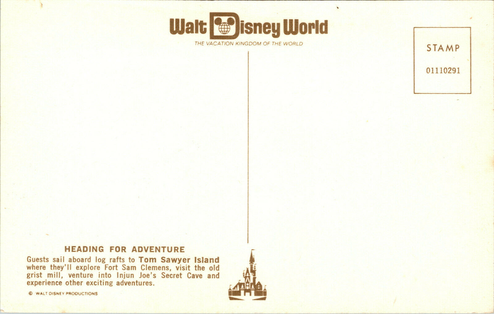 Walt Disney World Visit Aboard Log Raft to Tom Sawyer Island 01110291 ...