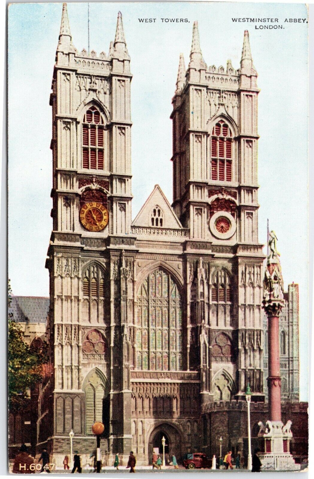 Westminster Abbey. West Towers, London England UK RPPC | Europe ...