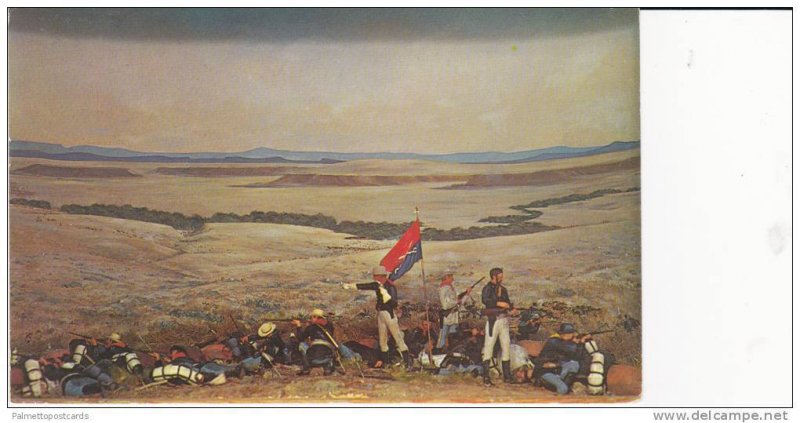 Diorama of the Custer Battle Exhibit, Custer Battlefield National ...