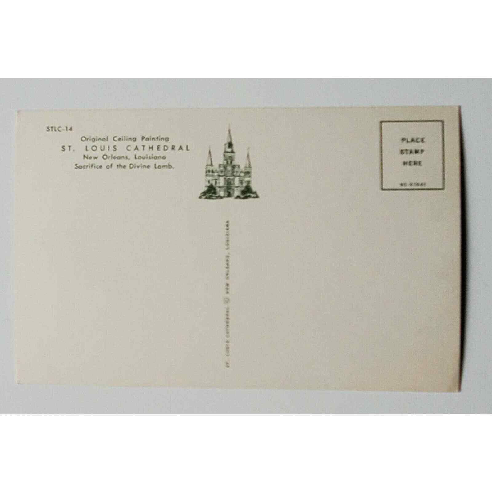 St Louis Cathedral Ceiling Lamb Sacrifice Painting New Orleans LA ...