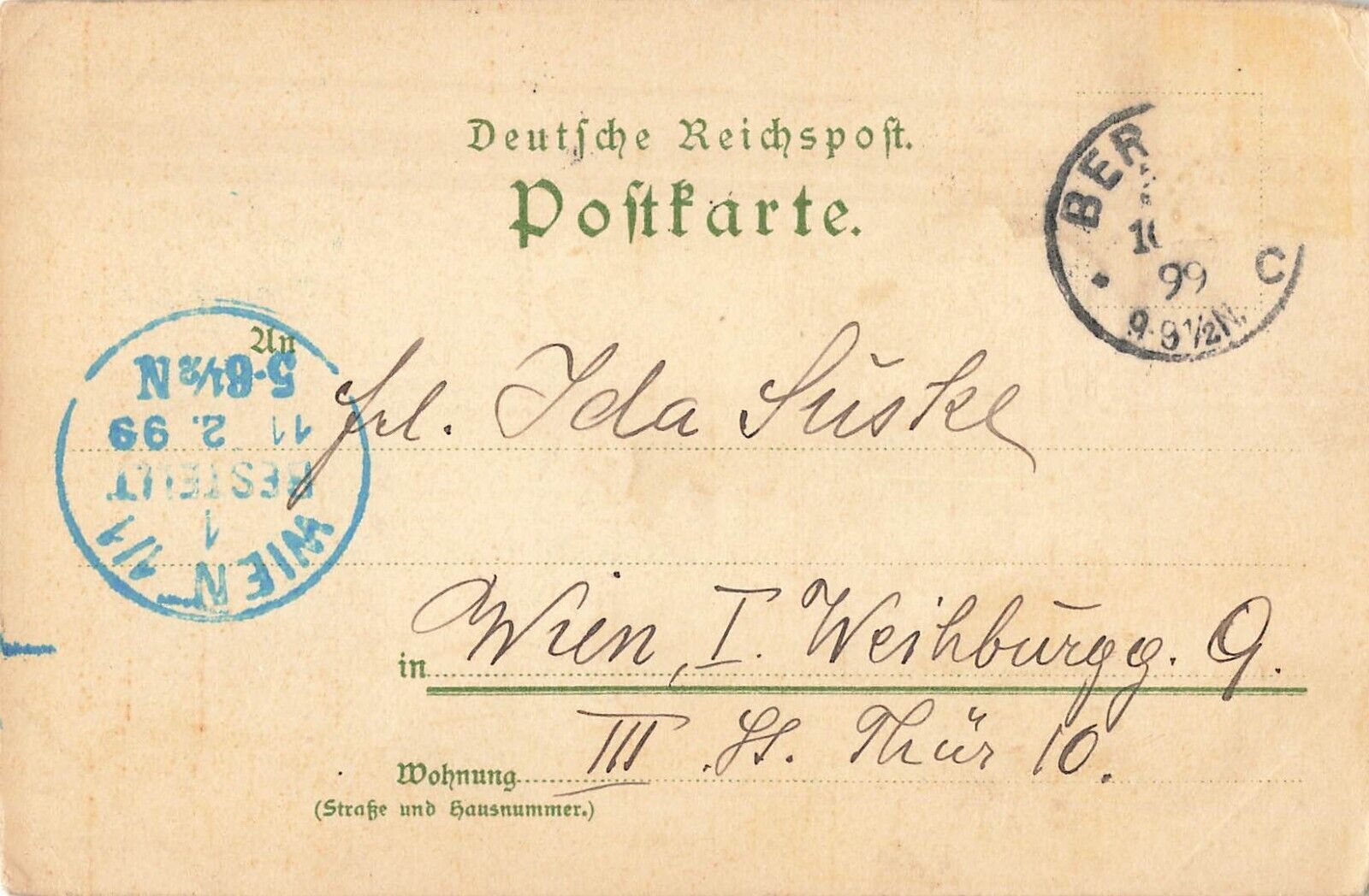 BERLIN GERMANY~Heinrich Kley-New Church and Playhouse 1899 POSTCARD ...