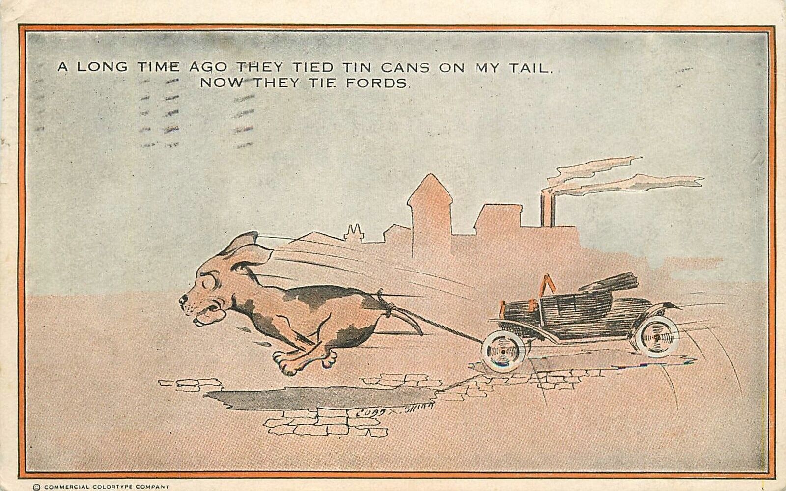 Postcard 1917 Cobb Shinn Ford Model T Dog Comic Humor 23-2769 | Other ...