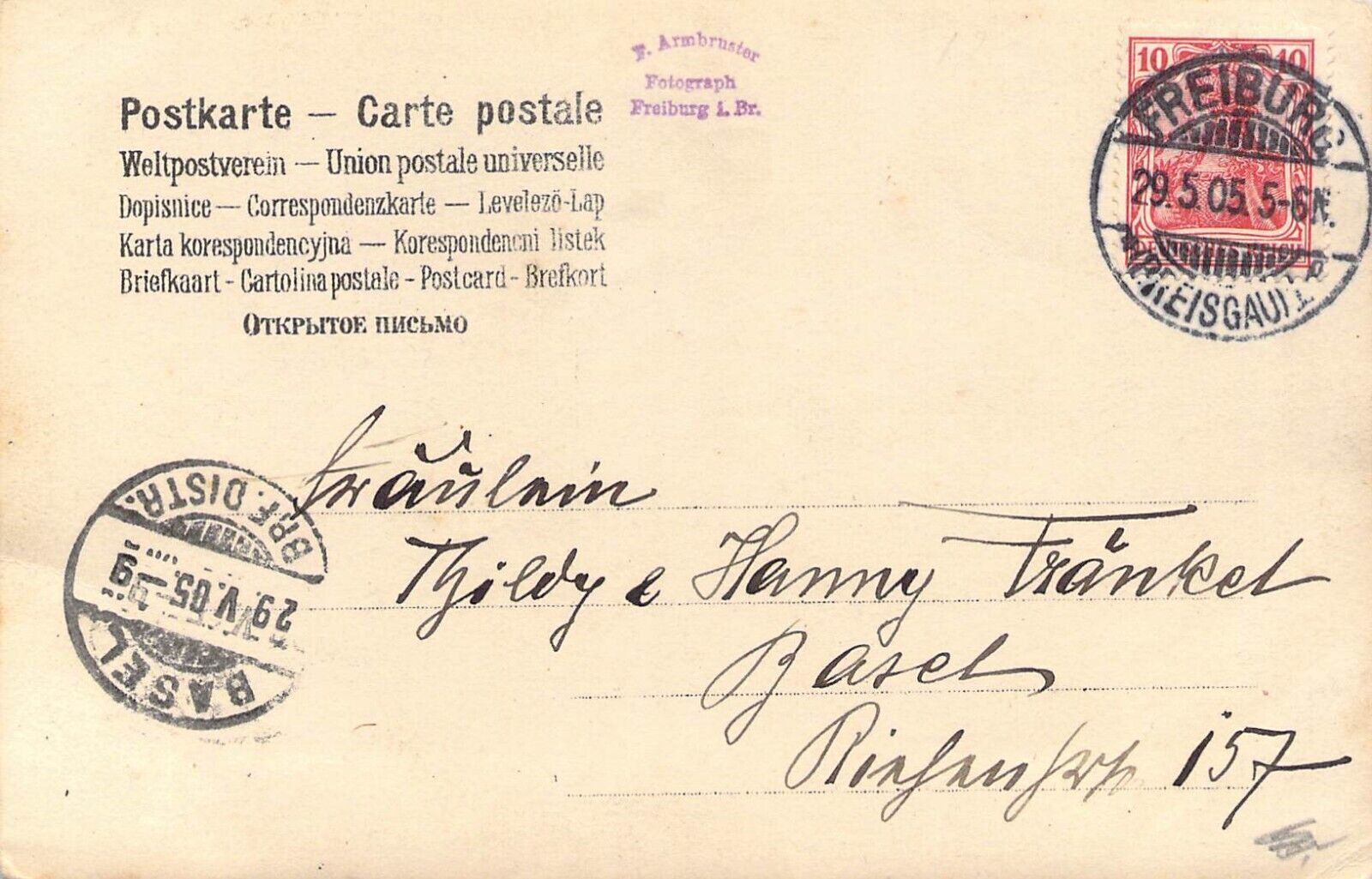 Large Group Photo Of German Officers Real Photo Postcard. 1905 Postmark ...