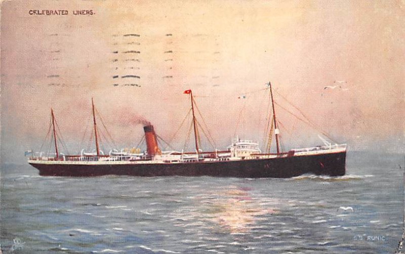 SS Runic White Star Line 1906 | Topics - Other, Postcard / HipPostcard
