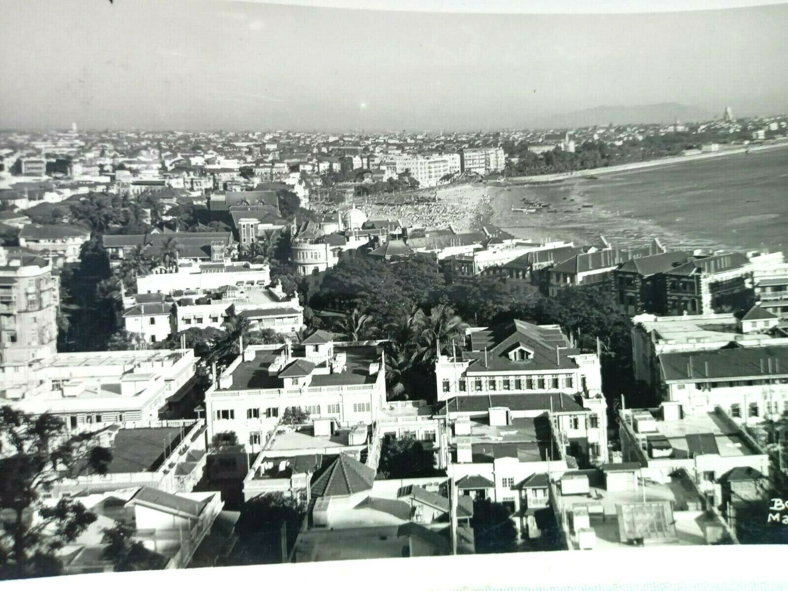 Vintage Postcard Bombay from Malabar Hill Photo Posted 1937 City ...