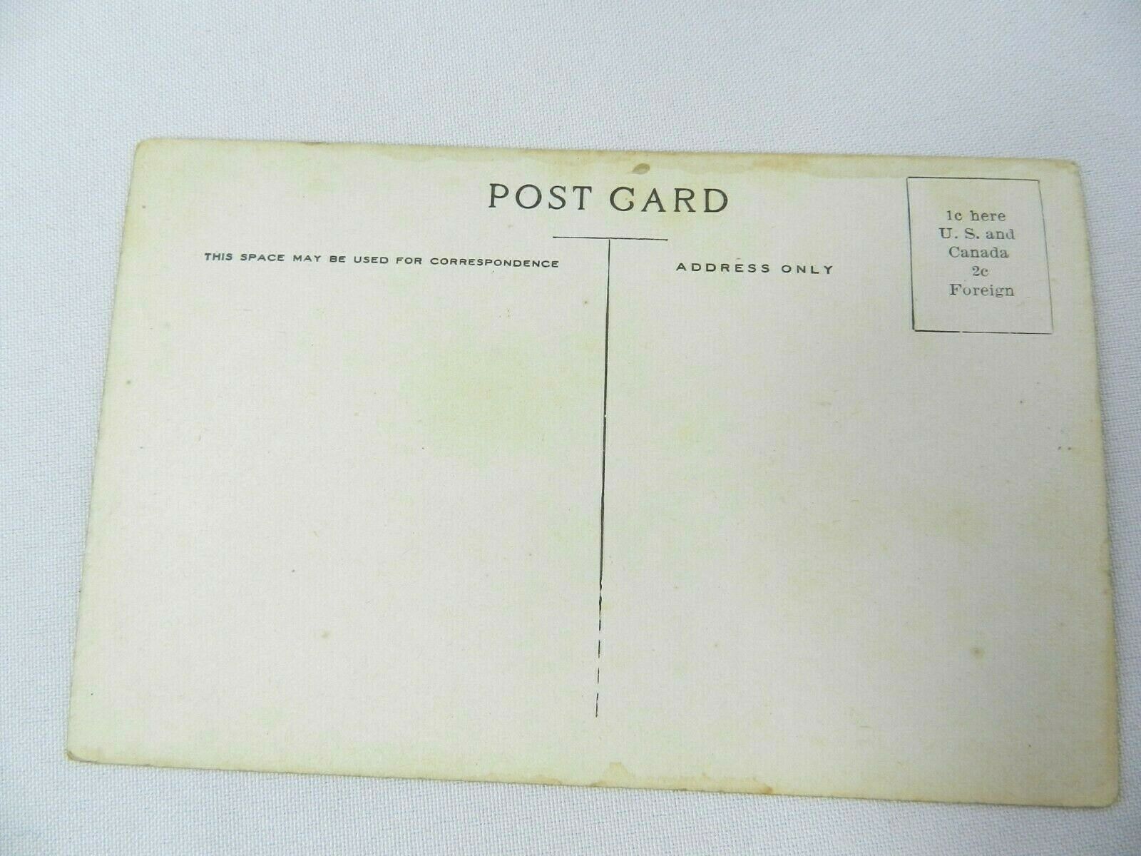 Vintage Postcard Town Located on Edge of the Desert of Sahara Africa ...
