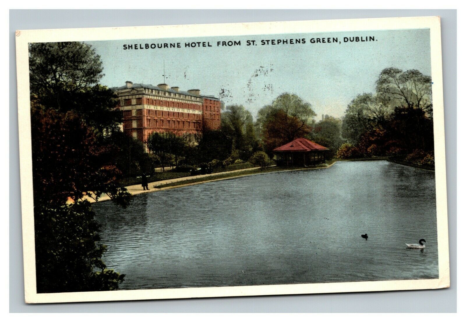 Vintage 1949 Colorized Photo Postcard Shelbourne Hotel St. Stephens ...