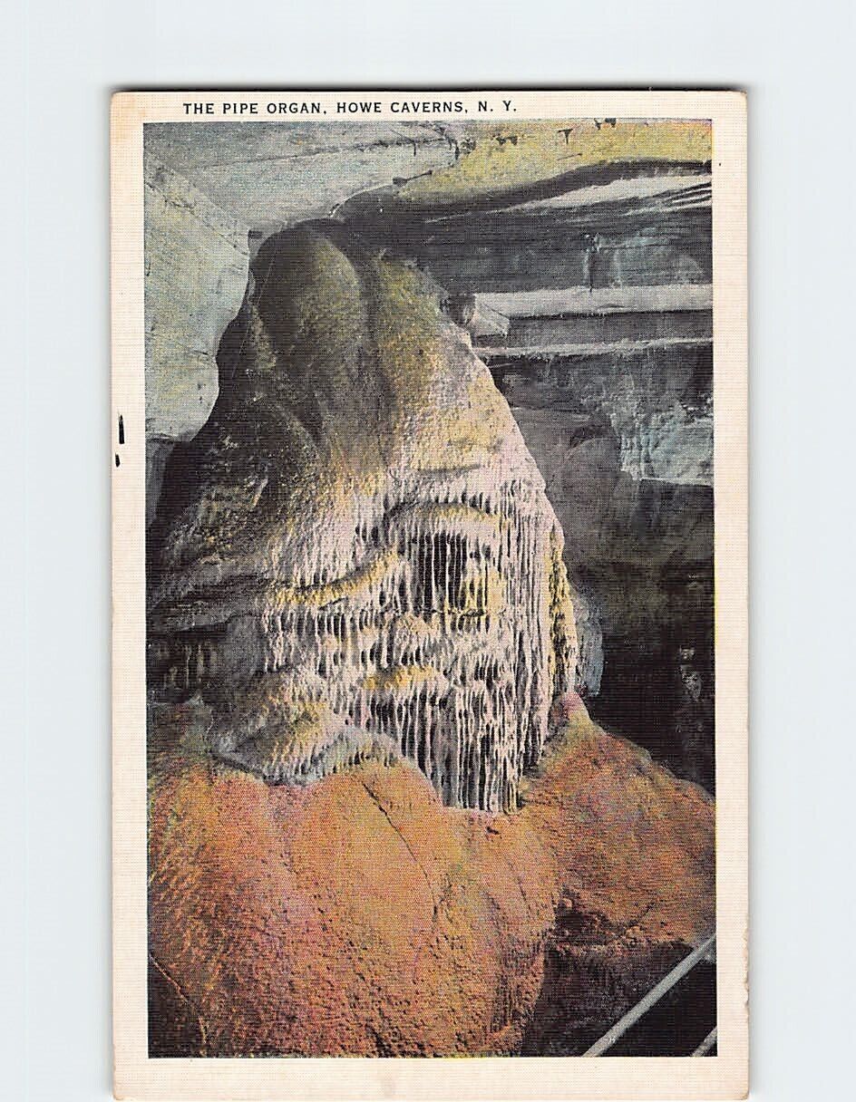 Postcard The Pipe Organ, Howe Caverns, Howes Cave, New York | United ...