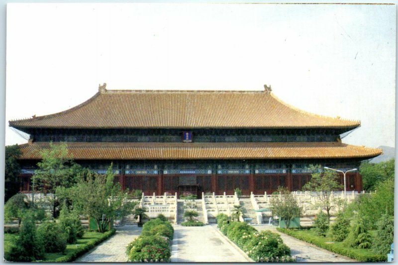 The sacrifice hall of phoebe nanmu structure at the Changling Mausoleum, China | Asia & Middle ...