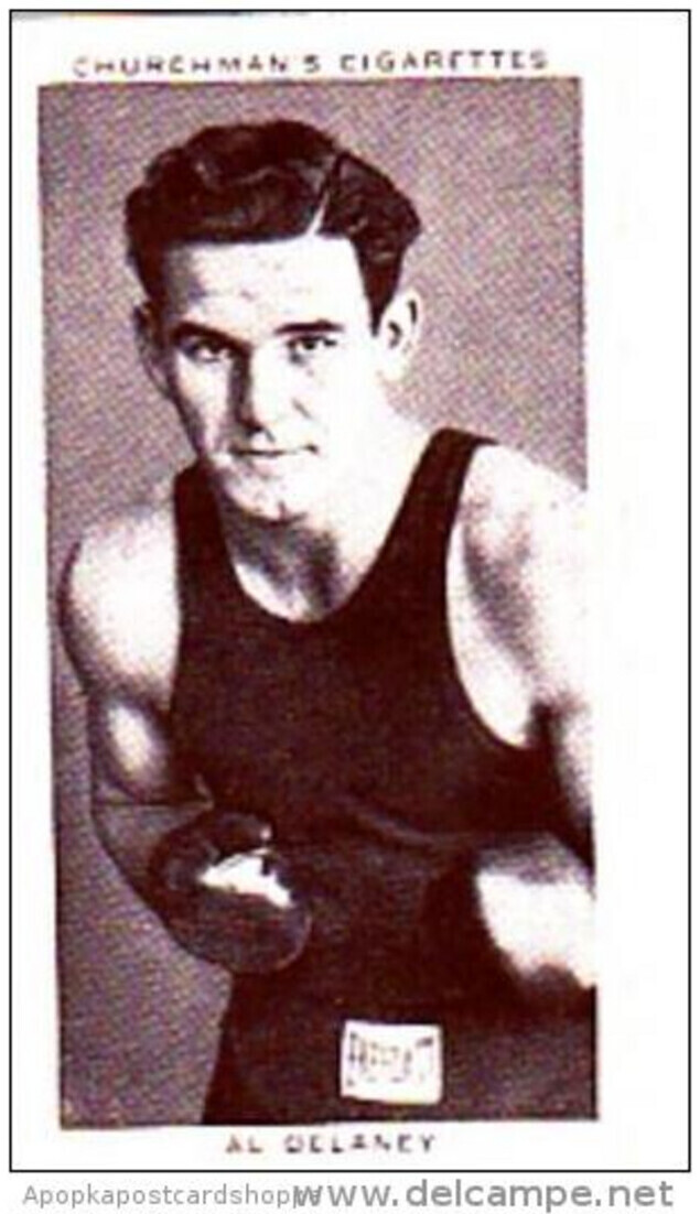 Churchman Cigarette Card Boxing Personalities No 11 Al Delaney | United ...