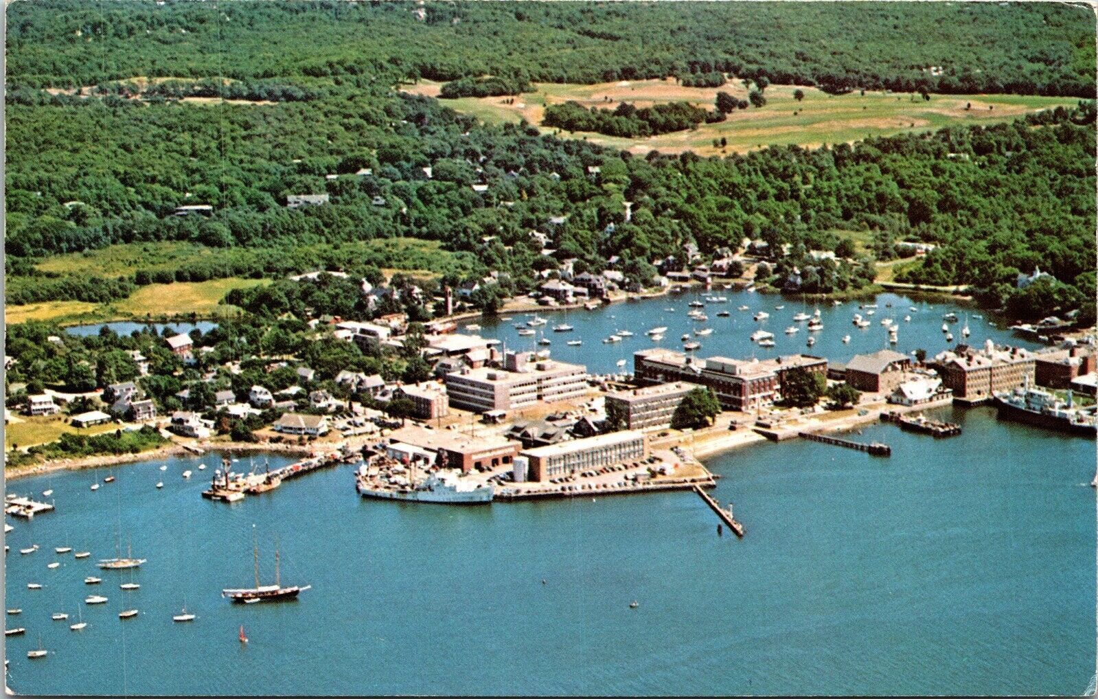 Aerial View Woods Hole Oceangraphic Institute Cape Cod Massachusetts MA ...