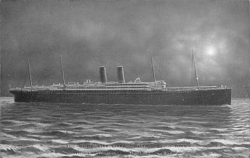 SS Baltic White Star Line 1913 | Topics - Other, Postcard / HipPostcard
