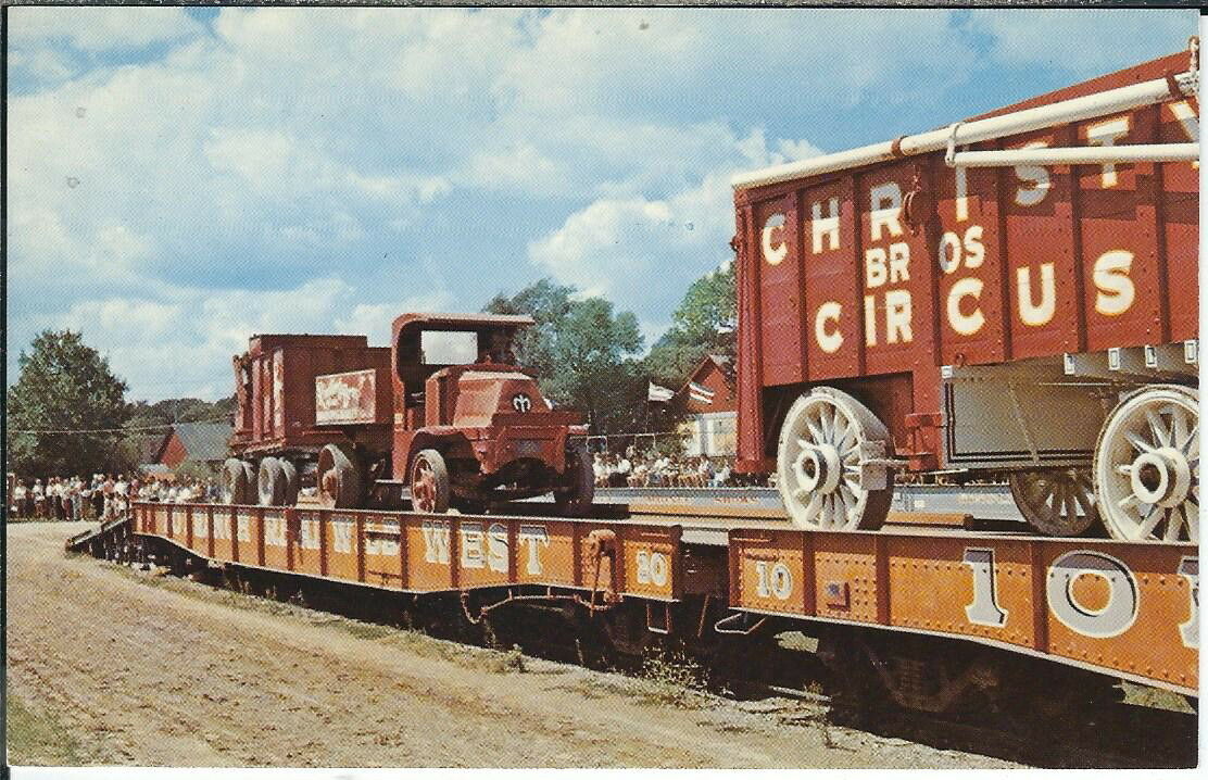 BB-022 Circus Train Loaded Daily Circus World Museum Baraboo 1960s-70s ...