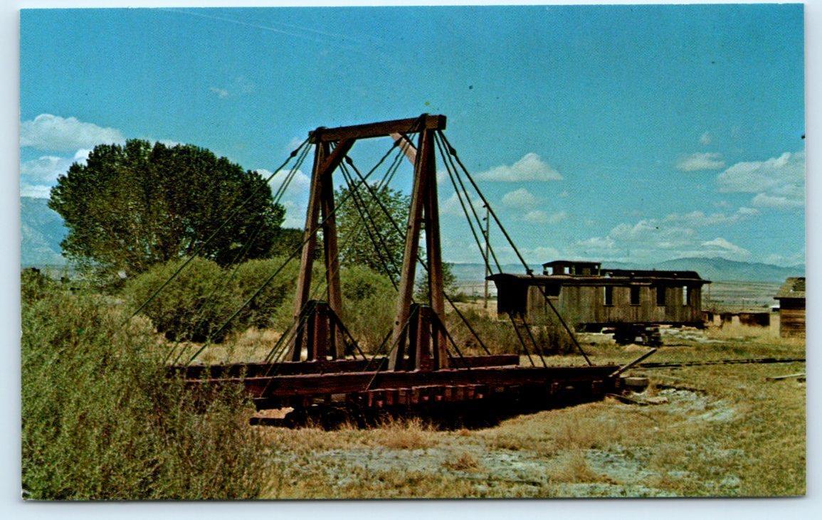 LAWS, CA California~ Turntable~ LAWS RAILROAD MUSEUM Inyo County c1960s ...