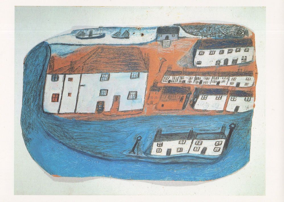 Alfred Wallis St Ives Tate Gallery Oil & Ship Painting Postcard ...