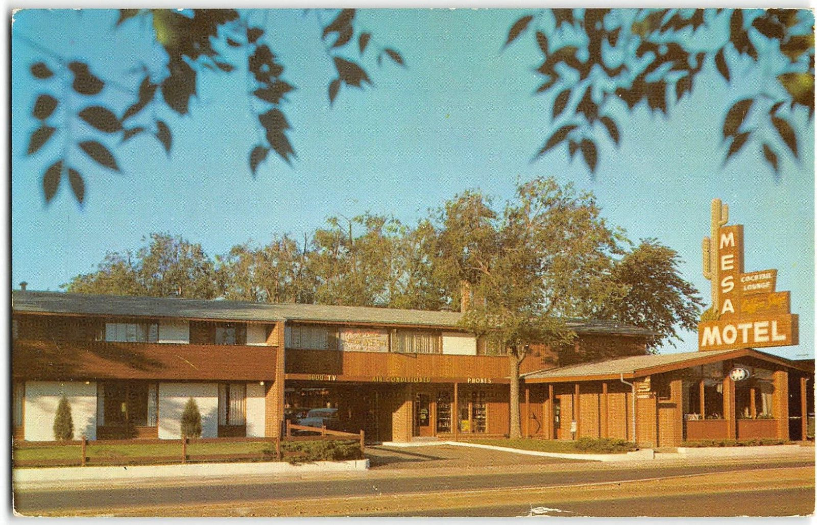 Denver, Colorado MESA MOTEL Roadside 1960 Chrome Vintage Postcard ...