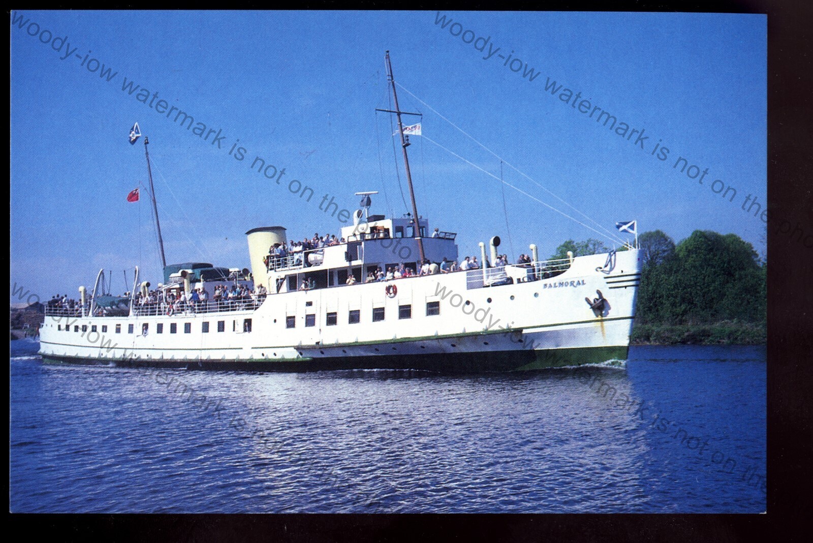 FE3858 - Waverley Excursions Ferry - Balmoral - built 1949 - postcard 6 ...