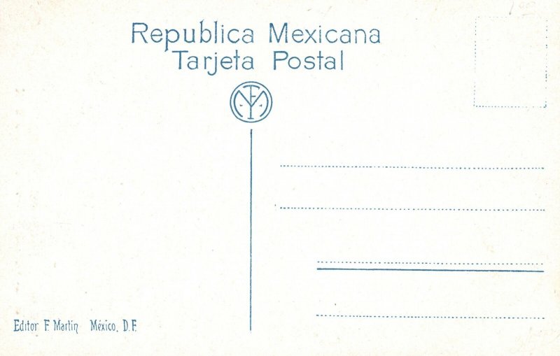 Vintage Postcard Calendario Azteca Aztec Calendar Of Mexico City ...