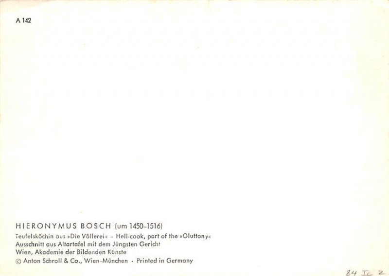 Hieronymus Bosch Hieronymus Bosch , Hell Cook | Topics - Other ...