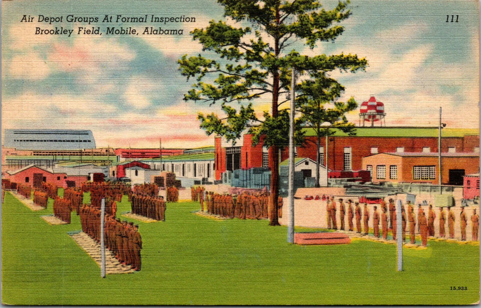 Vtg 1940s Soldiers Inspection Air Force Brookley Field Mobile Alabama ...