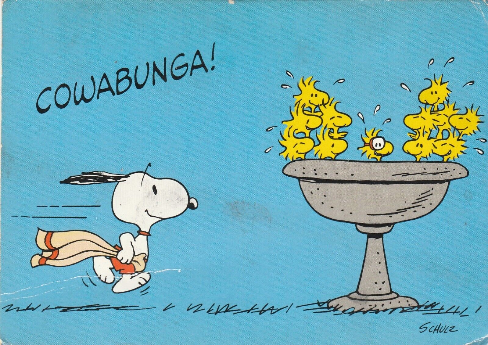 PEANUTS, CHARLIE BROWN, SNOOPY Cartoon - Vintage POSTCARD | Other ...