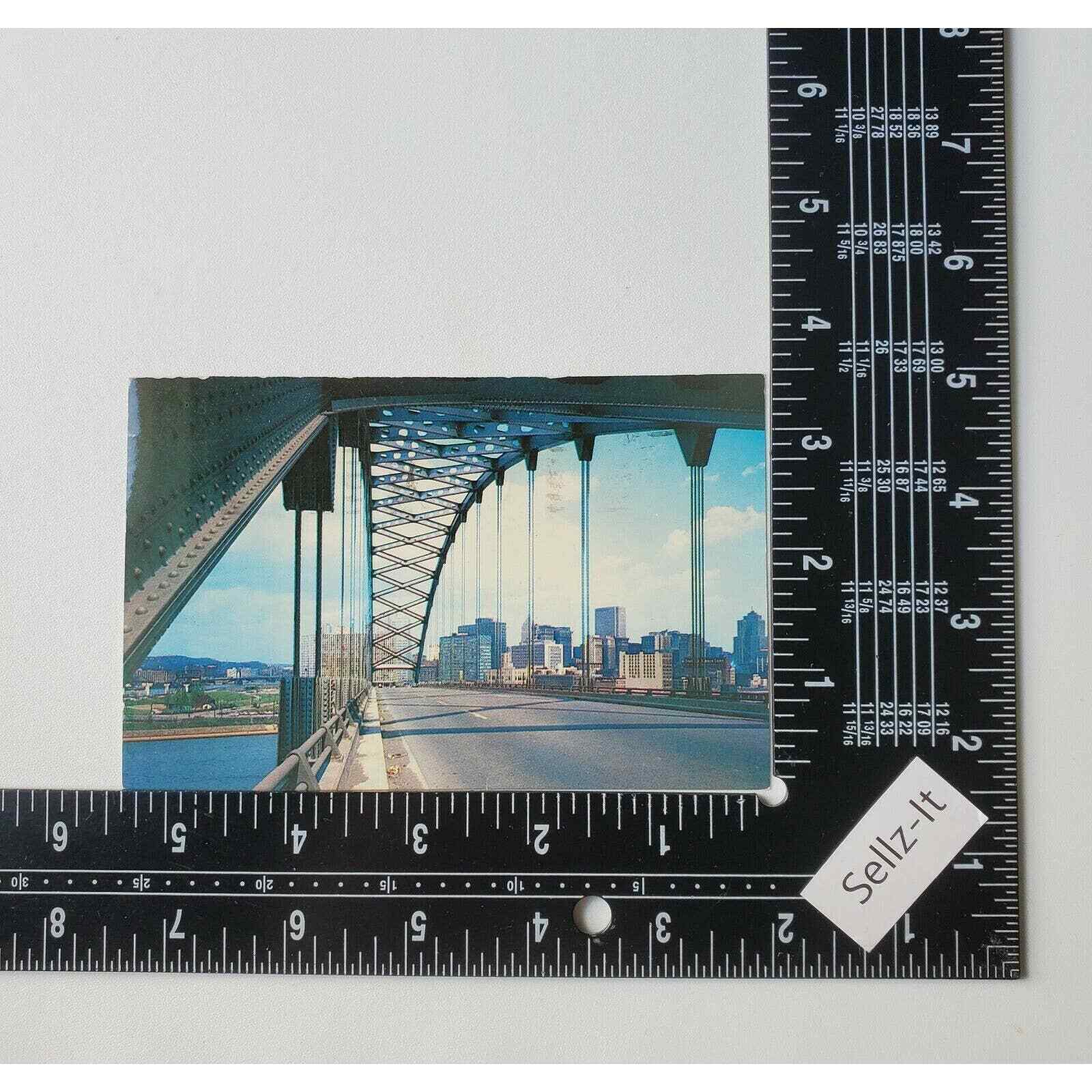 Gateway Center Buildings Golden Triangle Fort Pitt Bridge Posted 1965 ...