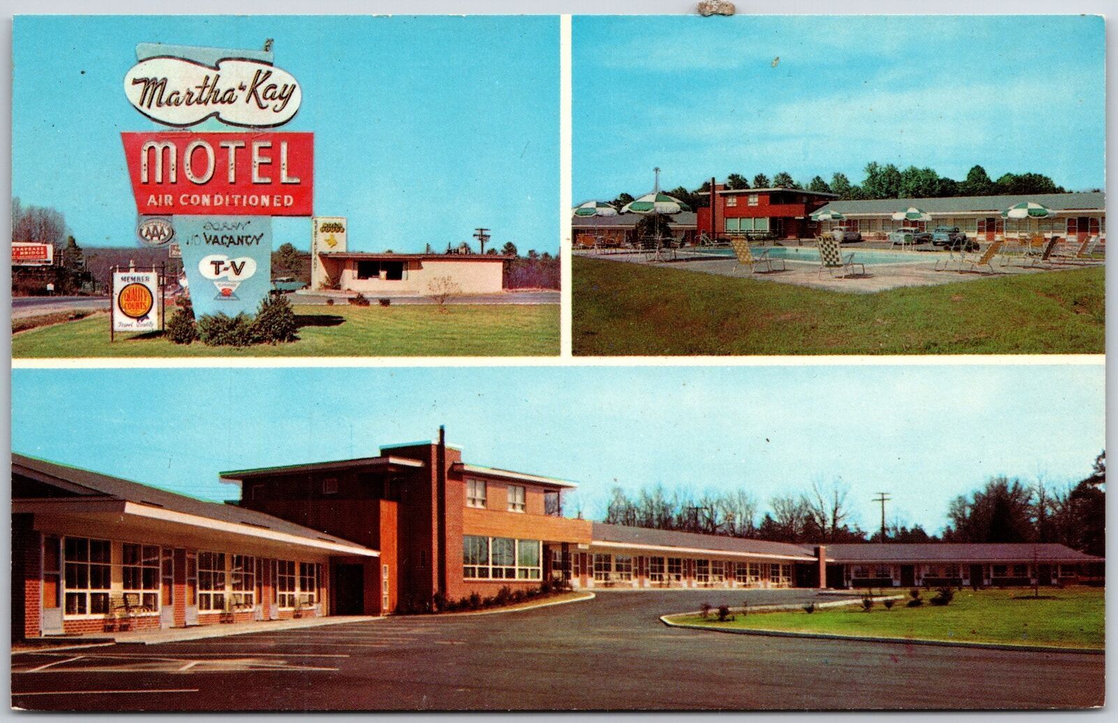 Martha Kay Motel South Richmond Virginia VA Swimming Pool Ground ...