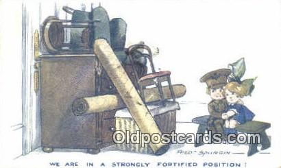 Artist Spurgin, Fred 1918 light crease rtop edge, minor corner wear ...