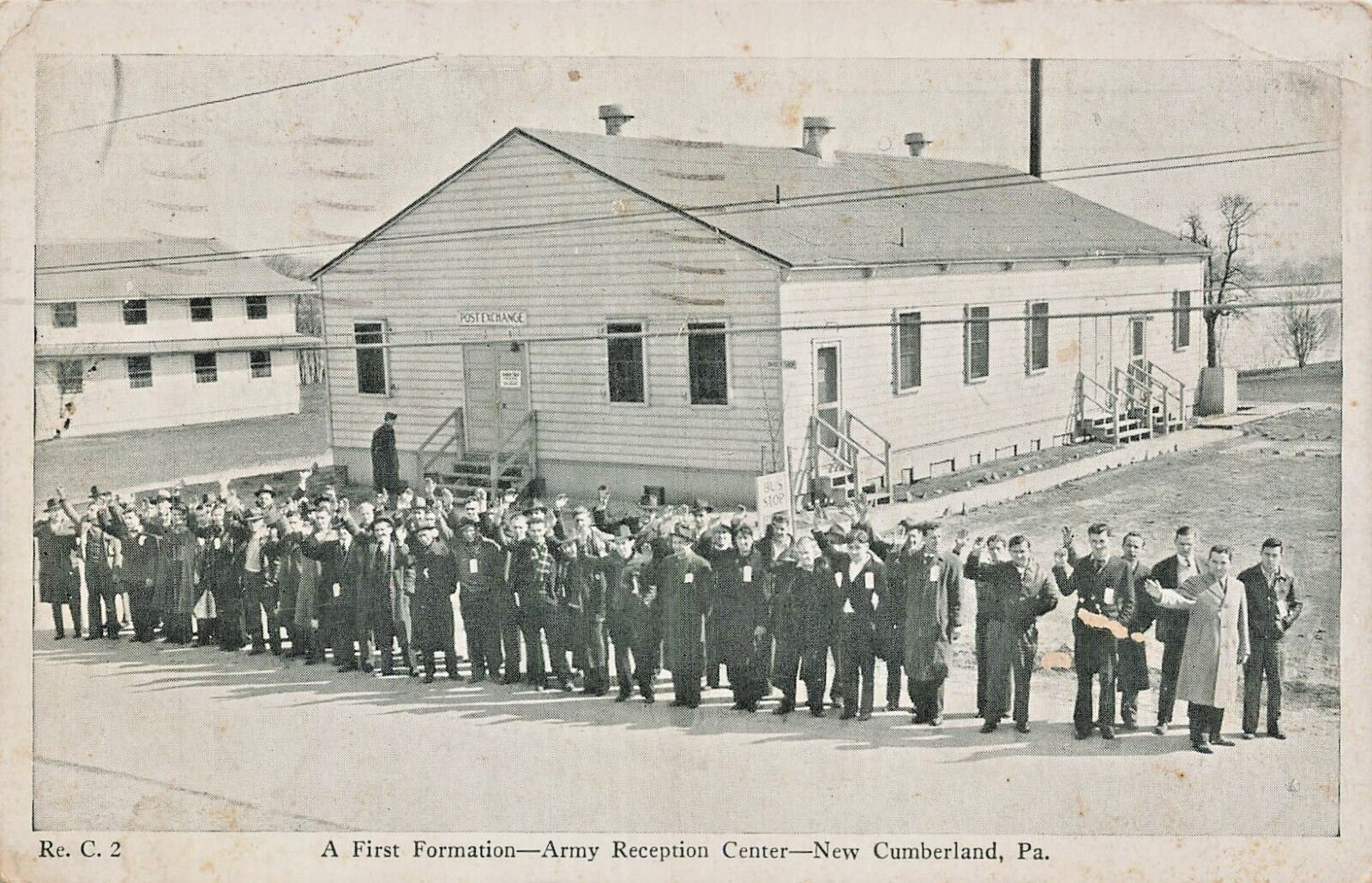 New Cumberland~First Formation-Army Reception~1943 Military Free Post ...