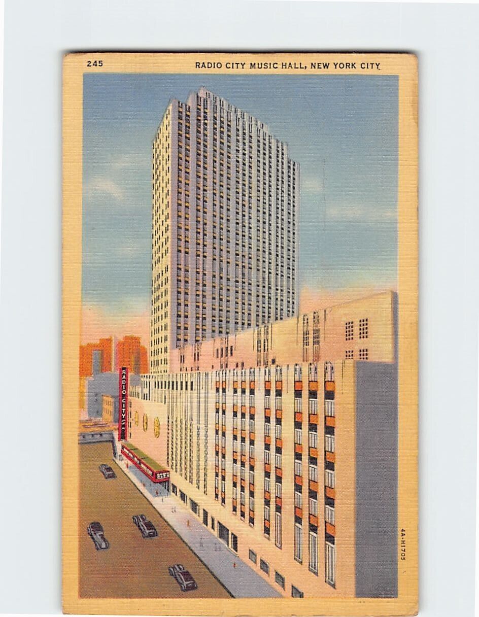 Postcard Radio City Music Hall, New York City, New York | United States ...