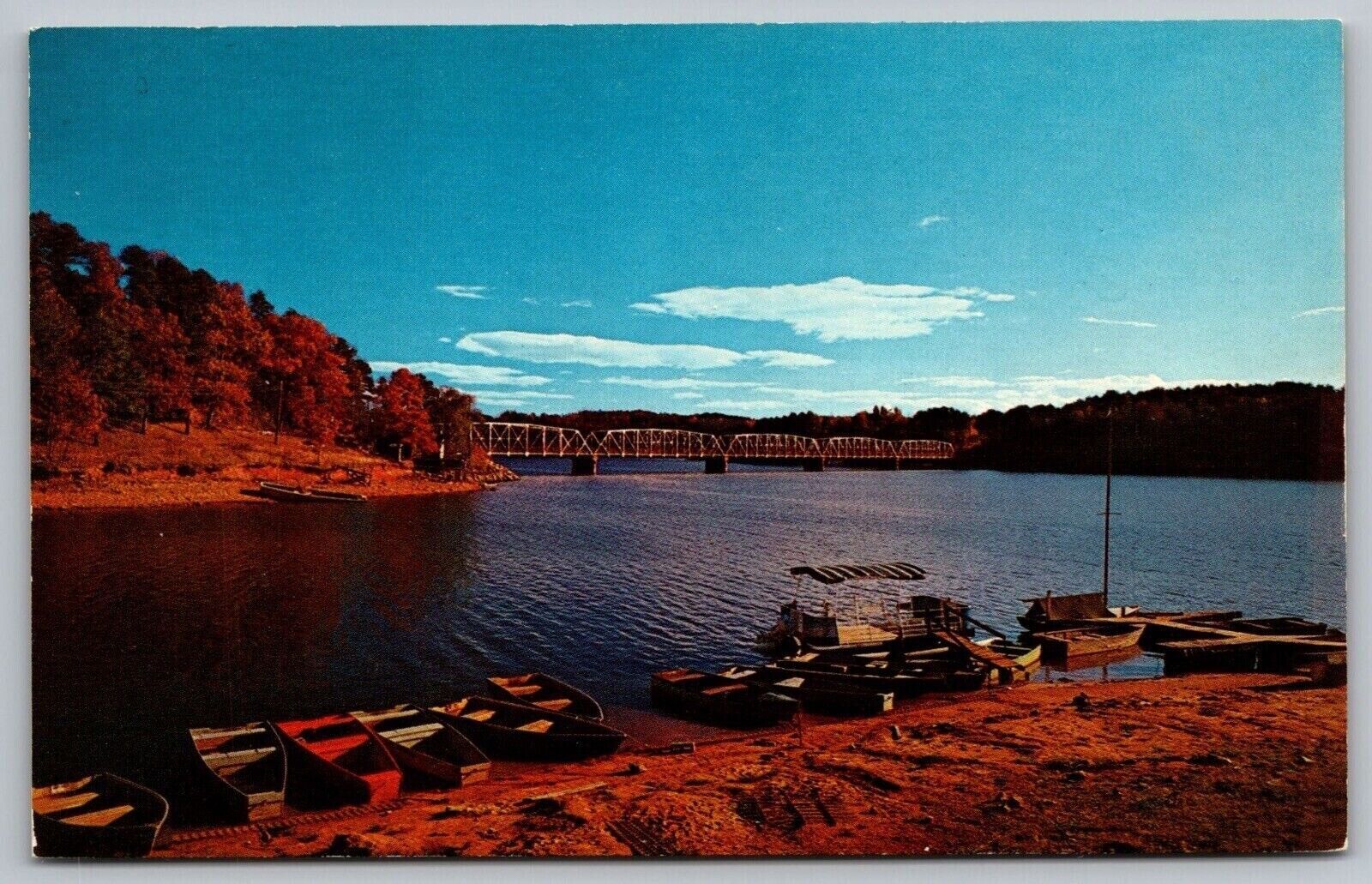 Lake Hickory North Carolina Scenic Country Landscape Chrome UNP ...